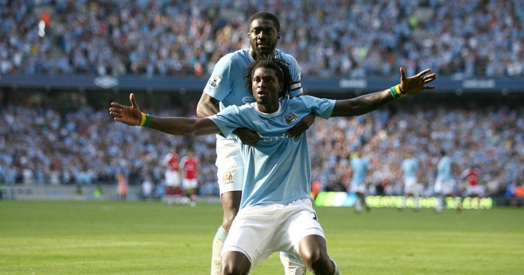 Emmanuel-Adebayor-Man-City-v-Arsenal - Planet Football
