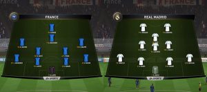 FIFA sims match between WC winners France & CL winners Real Madrid ...