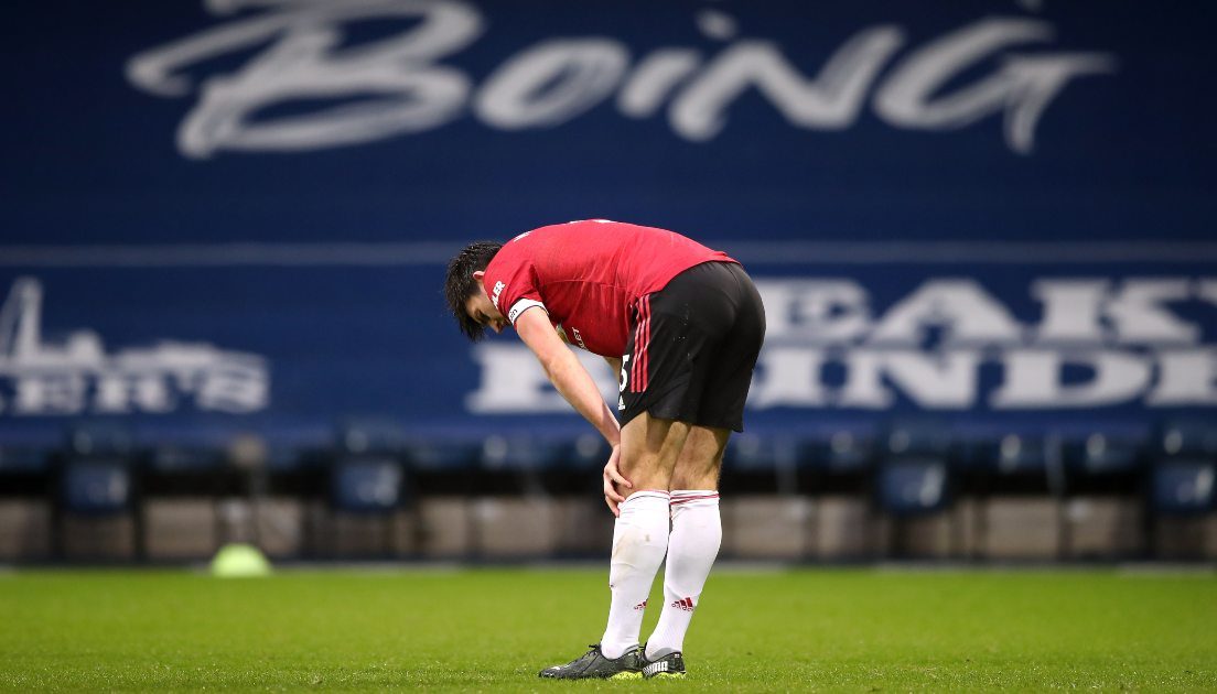 Watch: Harry Maguire falls in the box but VAR overturns Man Utd penalty ...