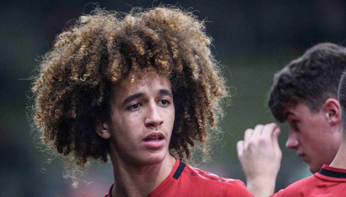 Watch: Hannibal Mejbri scores brilliant goal & gets sent off for Man ...