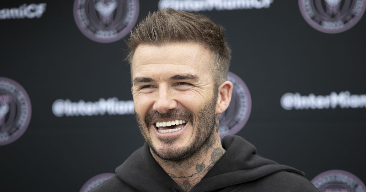 Watch: Beckham nails long-distance crossbar challenge with bare feet ...