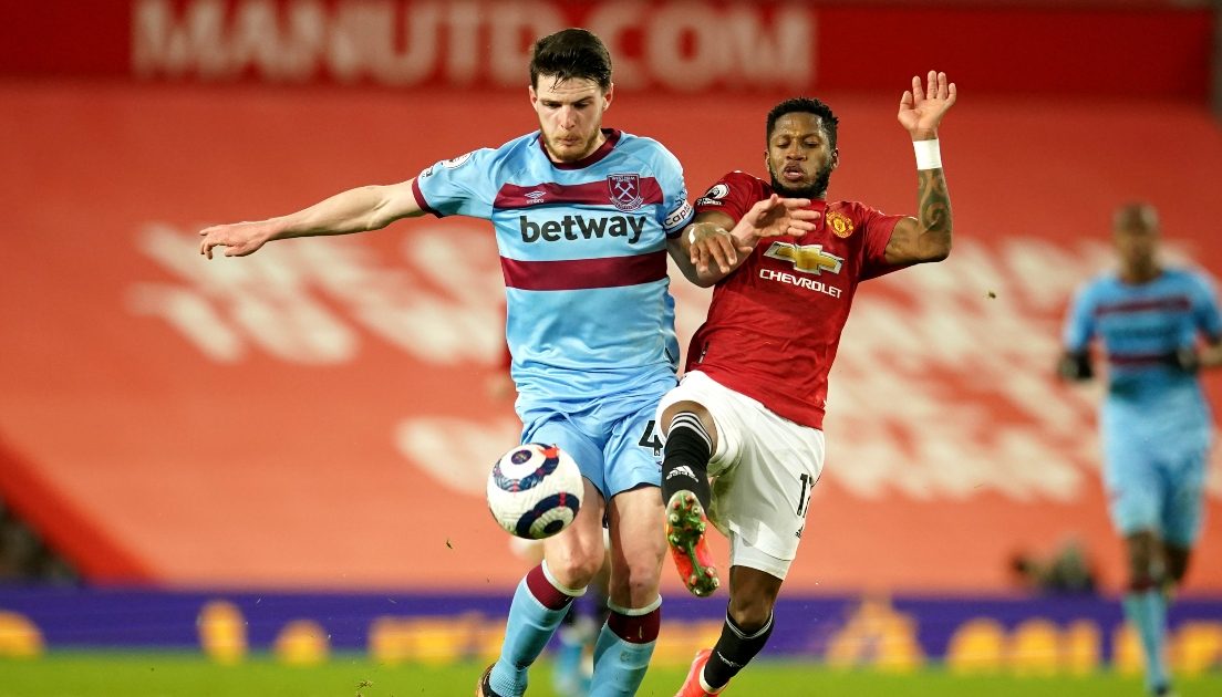 Comparing Declan Rice's 2020-21 stats to Man Utd's current midfielders ...