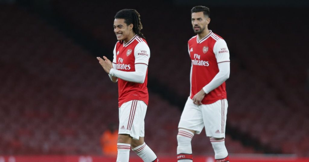 Miguel Azeez and Pablo Mari playing for Arsenal's Under-23s. - Planet ...