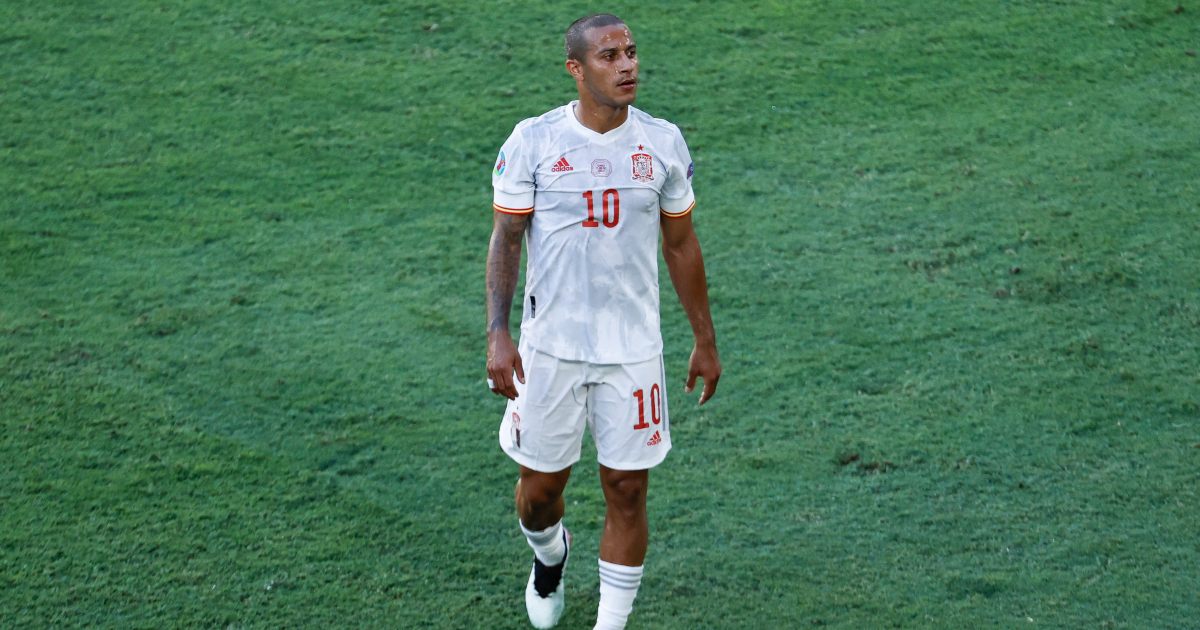 Watch: Liverpool's Thiago produces cheeky backheel flick in Spain ...