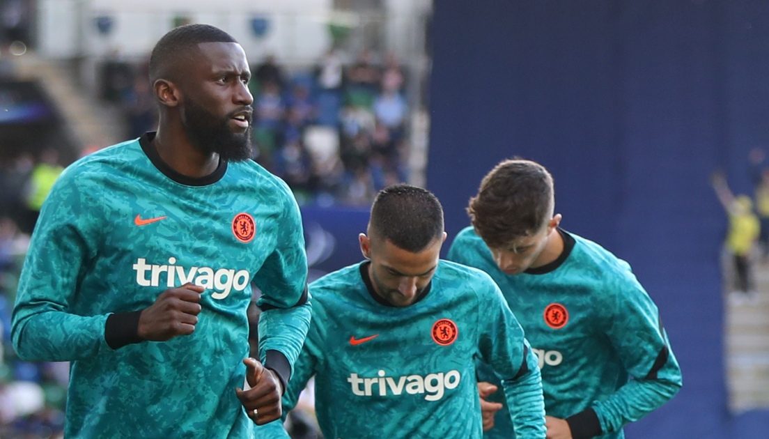 Watch: Chelsea's Rudiger wins ball with ultimate cruncher, gets booked ...