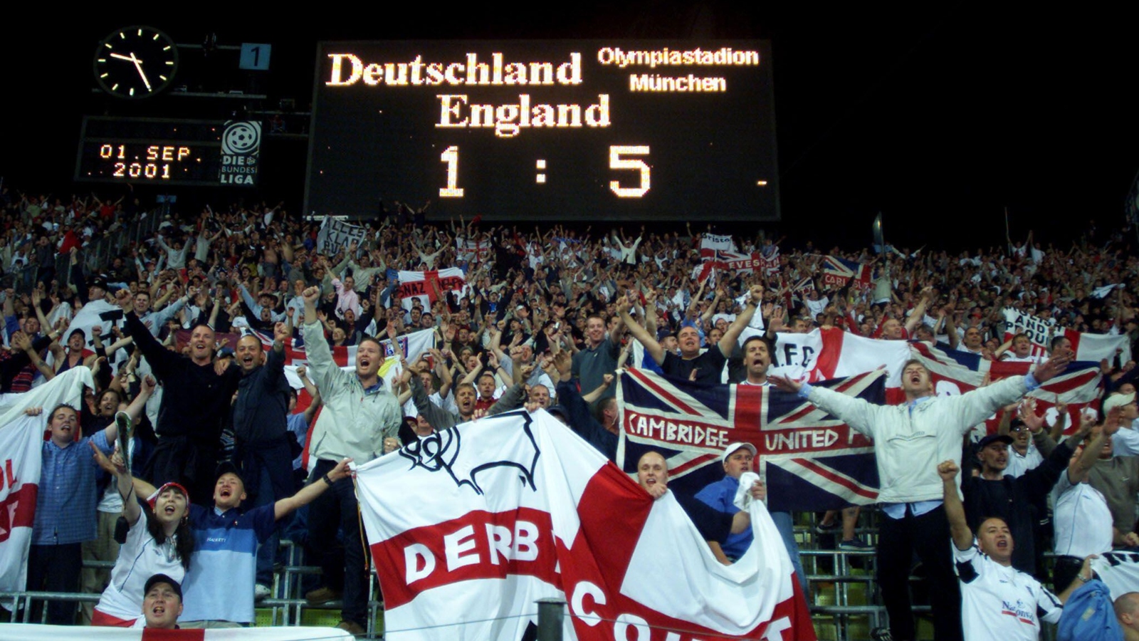 England quiz: Name the XI that beat Germany 5-1 in 2001