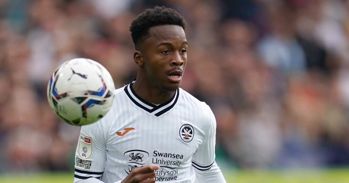 Watch: Man Utd's Ethan Laird gets another excellent assist for Swansea ...