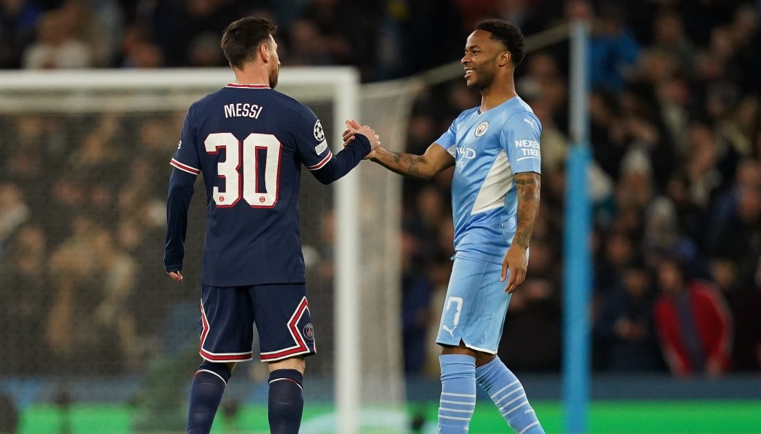 Watch: Lionel Messi puts Sterling in his place with cheeky nutmeg ...