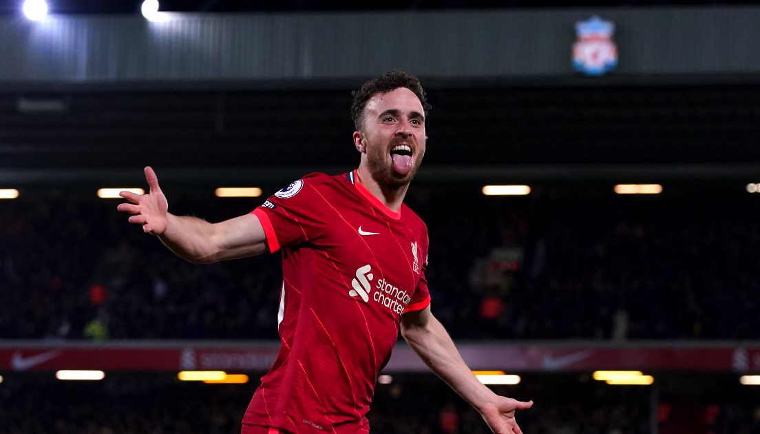 Watch: Jota celebrates Liverpool goal by pretending to play FIFA ...