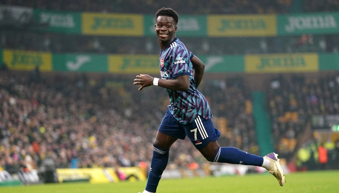 Watch: Granit Xhaka tries to kick Bukayo Saka during goal celebration