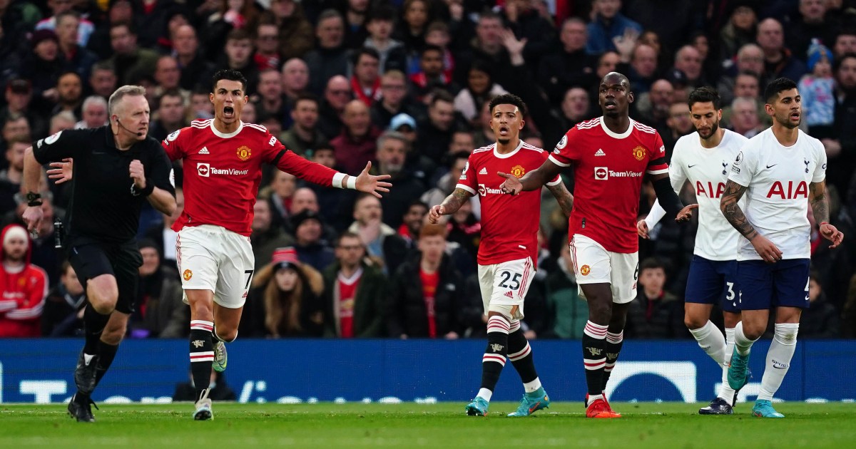 Watch: Man Utd denied penalty after very questionable handball call