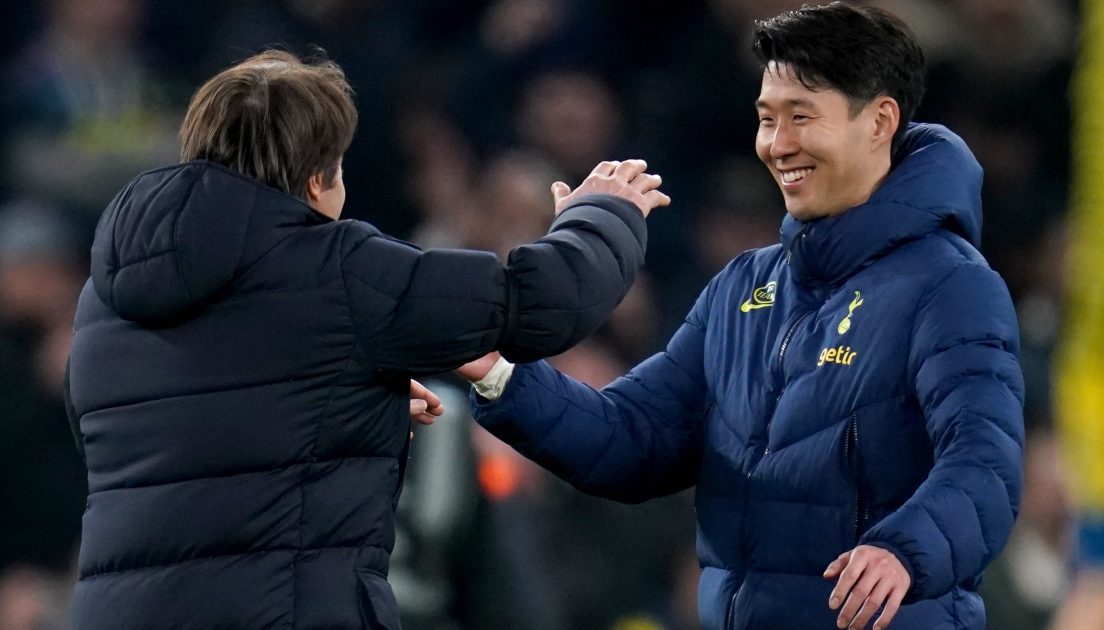 Watch: Conte embraces Son with bear hug in adorably wholesome clip