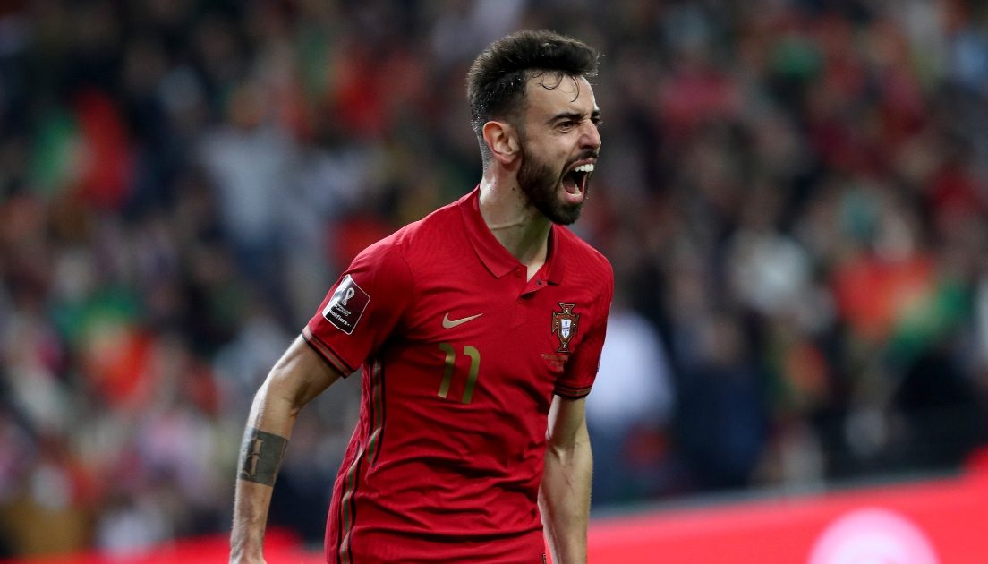 Watch: Ronaldo sets up Man Utd team-mate Bruno with nutmeg pass