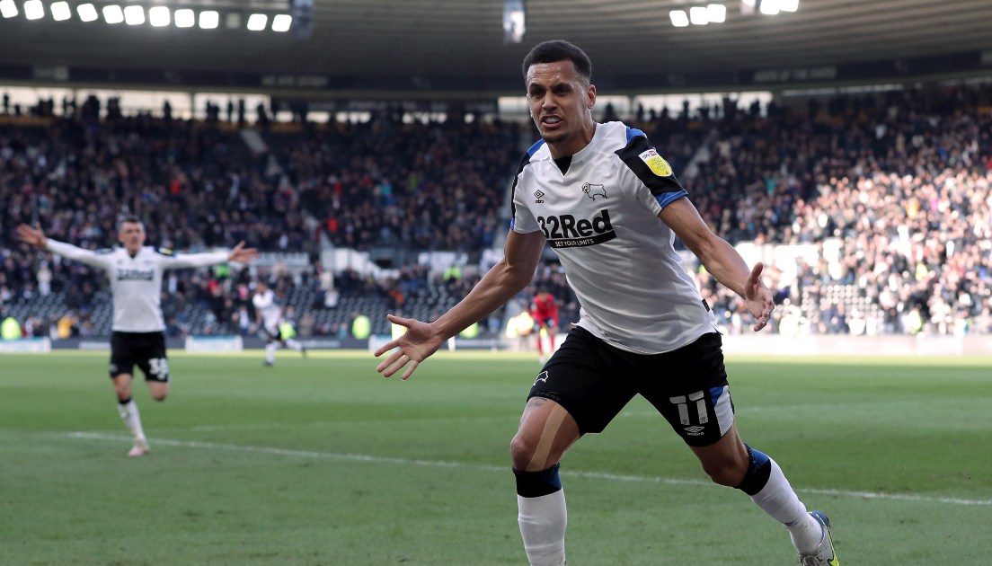 Watch: Ex-Man Utd Ravel Morrison scores sublime scissor kick for Derby