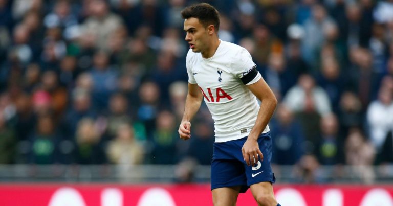 Sergio Reguilon for Spurs, London, Tottenham Hotspur Stadium, 20 March ...