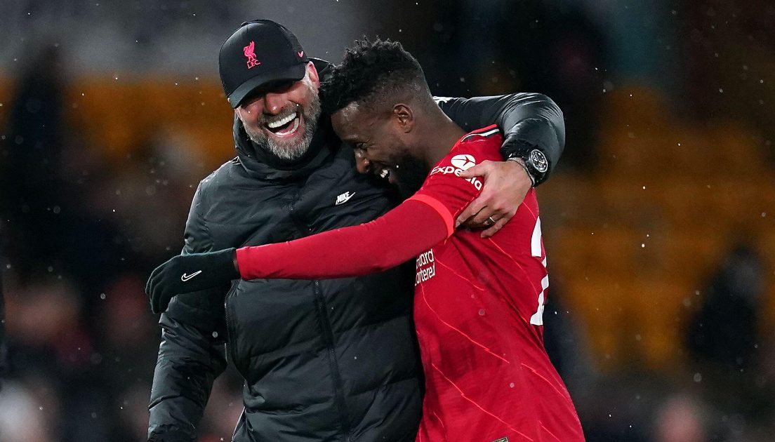 Watch: Divock Origi & Jurgen Klopp's emotional hug after big Liverpool win