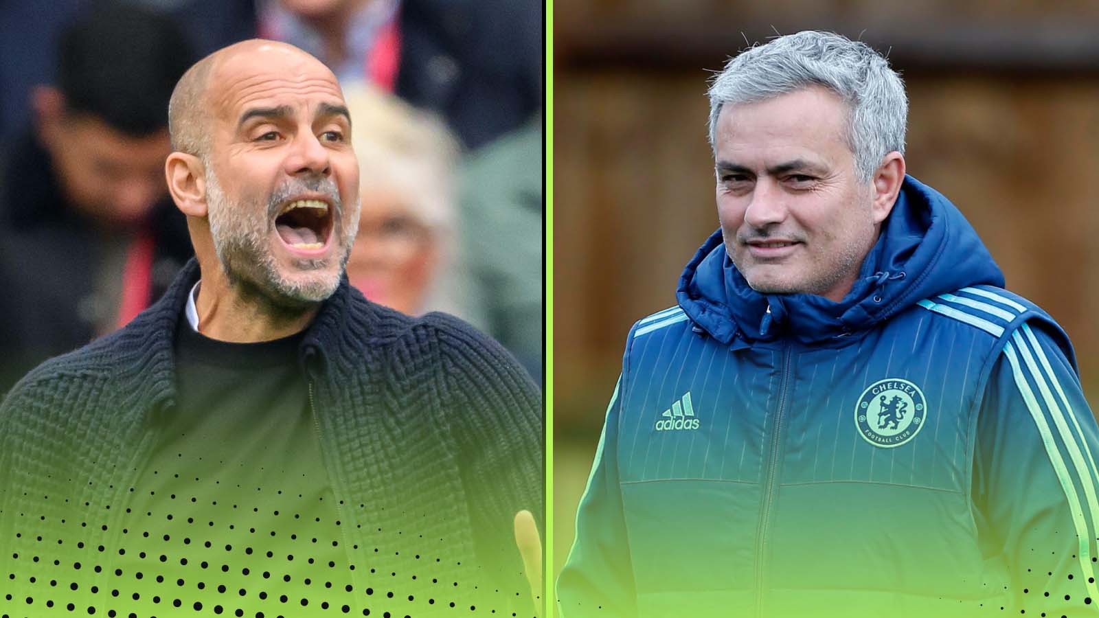 Comparing Pep Guardiola's Premier League record to Jose Mourinho's