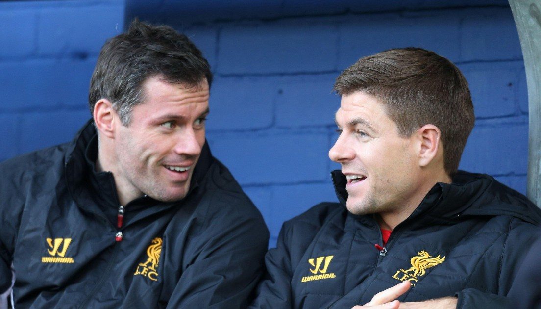 Watch: Carragher sends Gerrard funny message before title decider