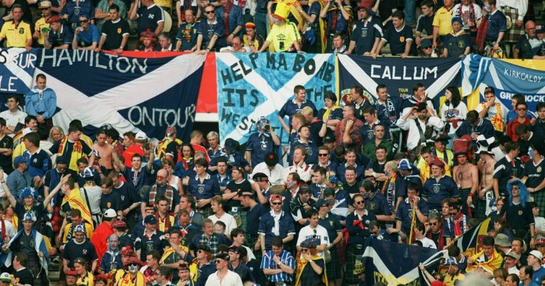 Kilt mishaps, frit Brazilians & red, red wine: Scotland's World Cup 98 ...