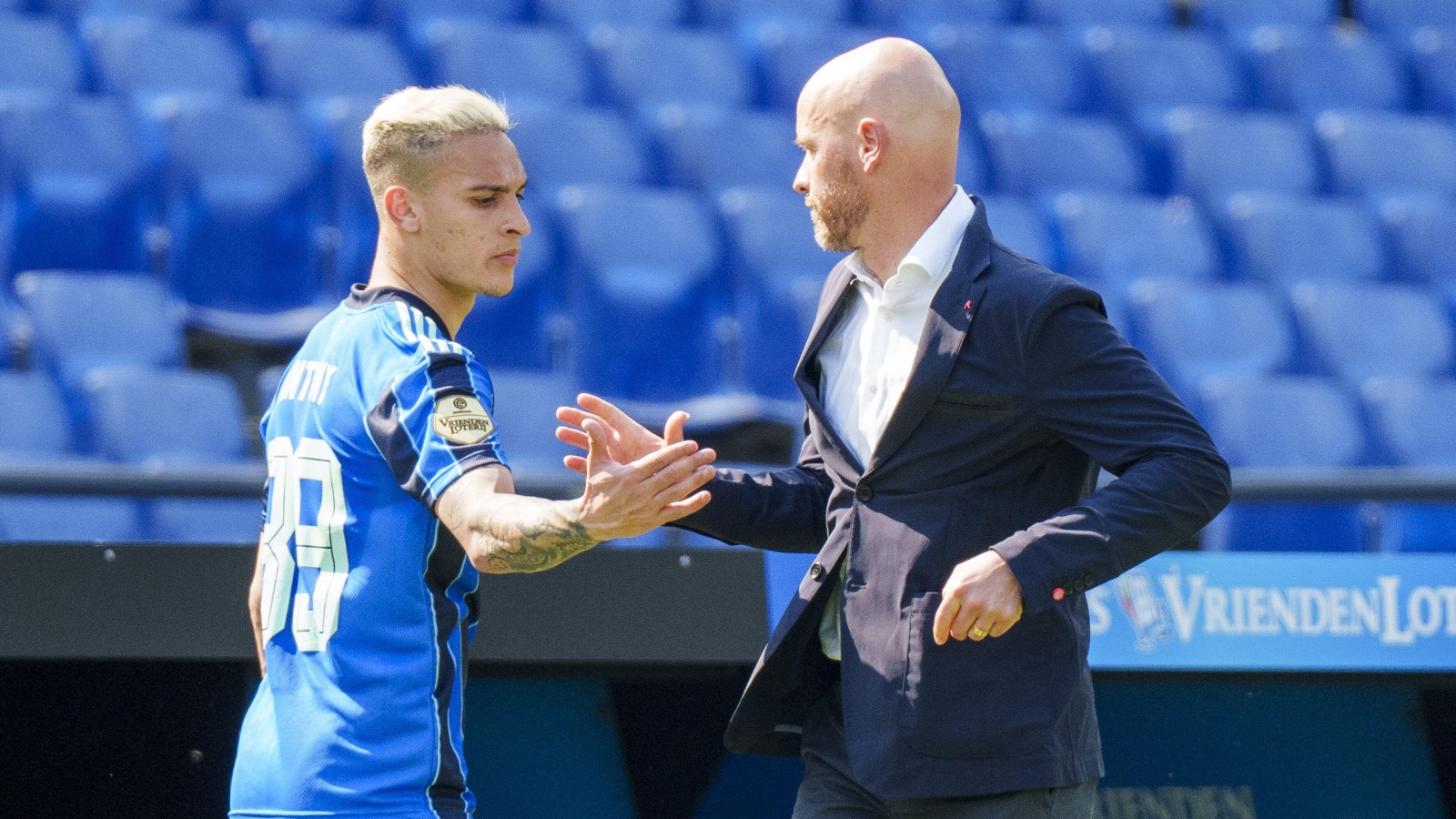 Watch: Antony and Erik ten Hag showcase great skills in Ajax training