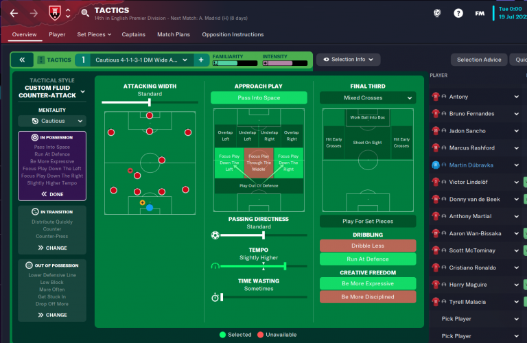 A guide to managing Man Utd on FM23: Tactics, priorities, transfers...