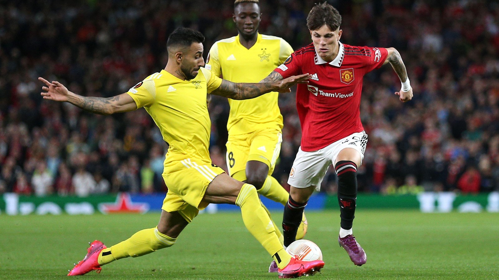 Man Utd Video Garnachos Exquisite Dribble Leaves Defender Eating Dust
