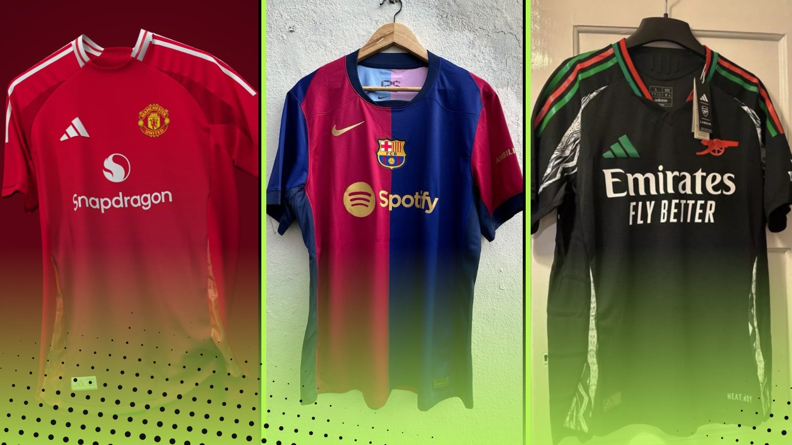 New kits & leaks for 2024-25: Man Utd, Real Madrid, Arsenal, Chelsea ...