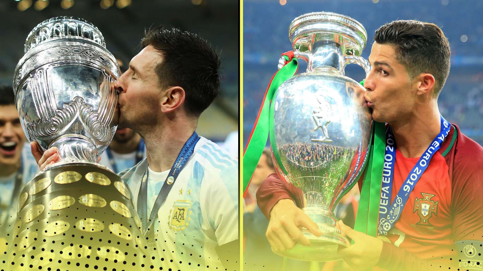 Comparing Cristiano Ronaldo’s Euro record with Lionel Messi’s record at Copa America