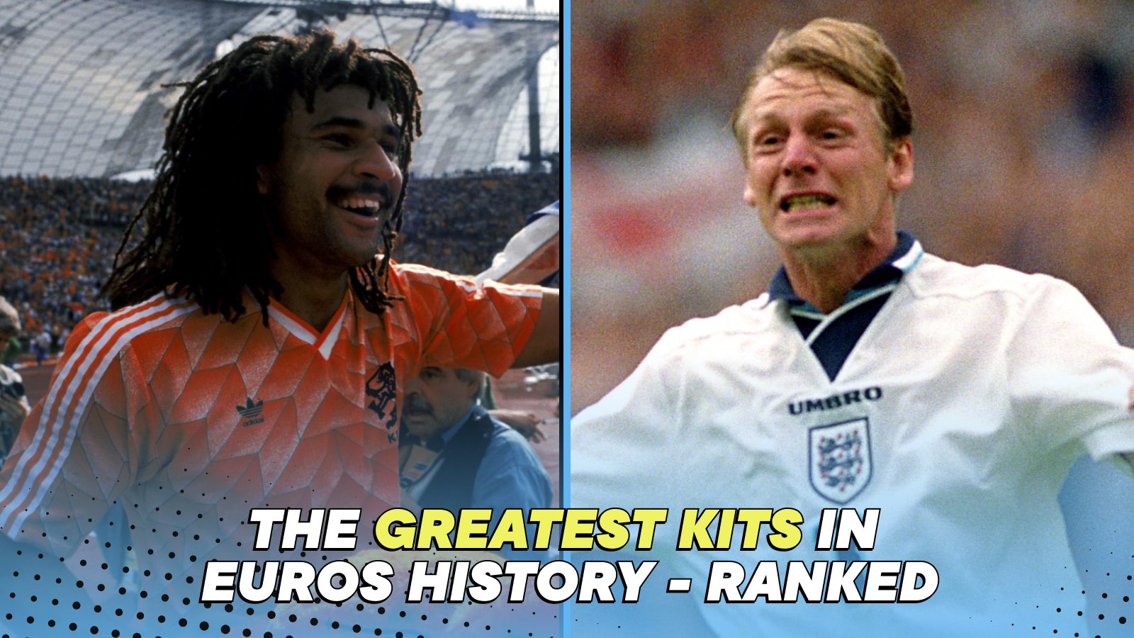 Ranking the 9 greatest kits in the history of the European Championship
