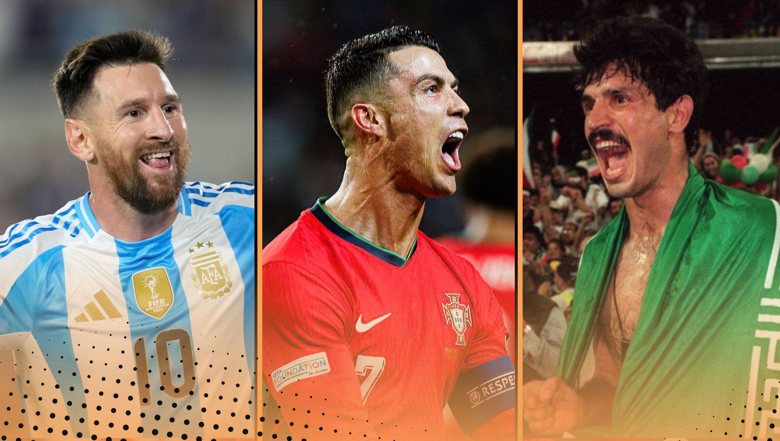 Top 10 international goalscorers of all time: Lionel Messi 2nd...