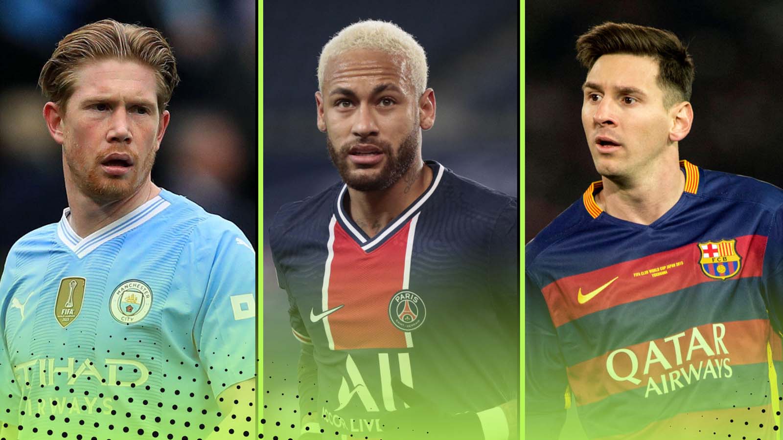 The top assister across world football from every year since 2010 ...