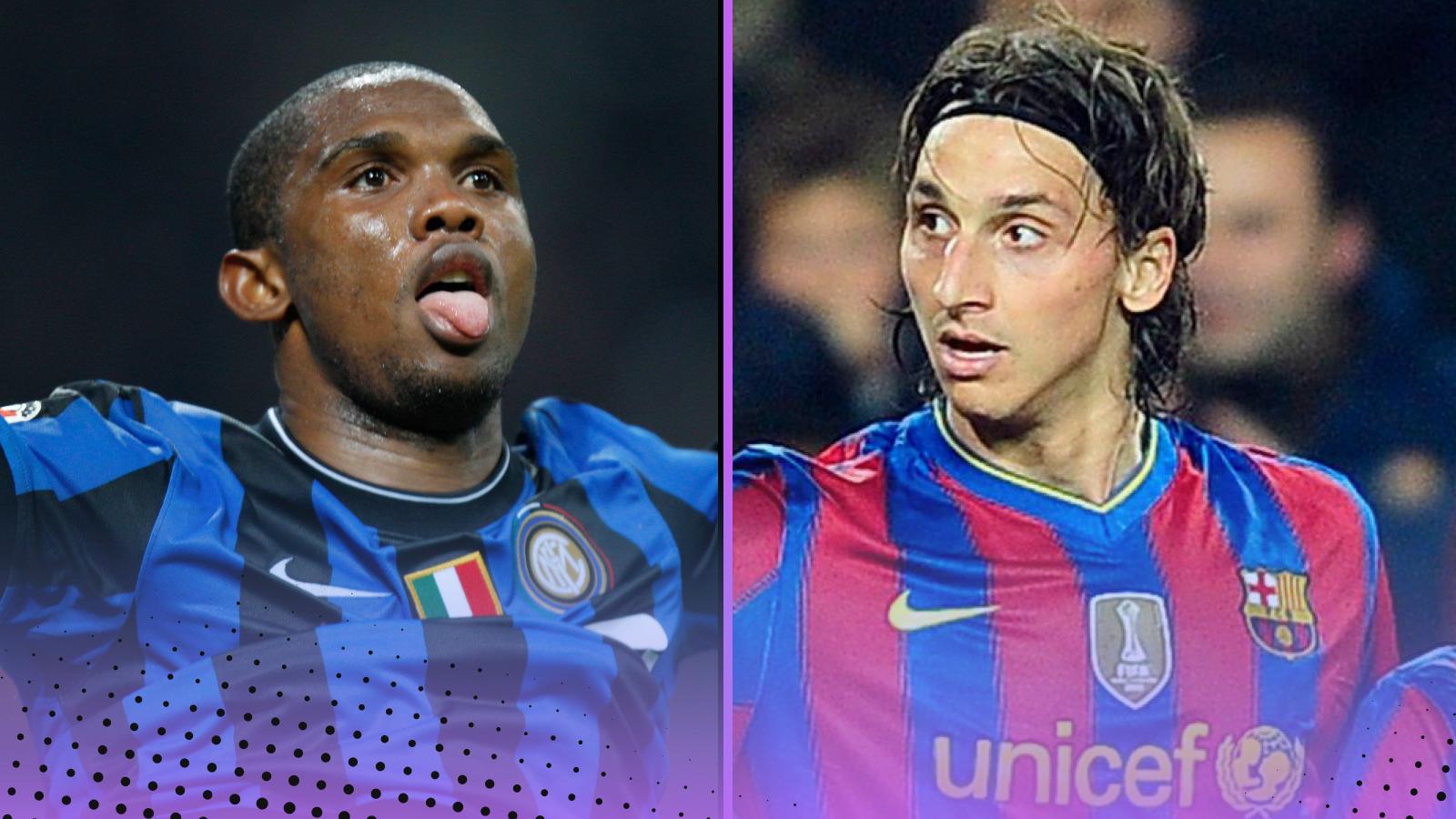 Biggest swap deals in football history: Eto'o & Ibra, Simeone & Vieri...