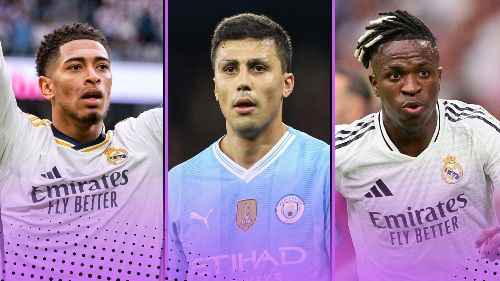 What Rodri, Vinicius and Bellingham have said about winning this year’s ...