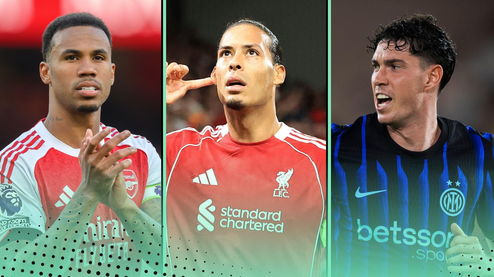 The 10 best centre-backs in world football RANKED: Van Dijk top?
