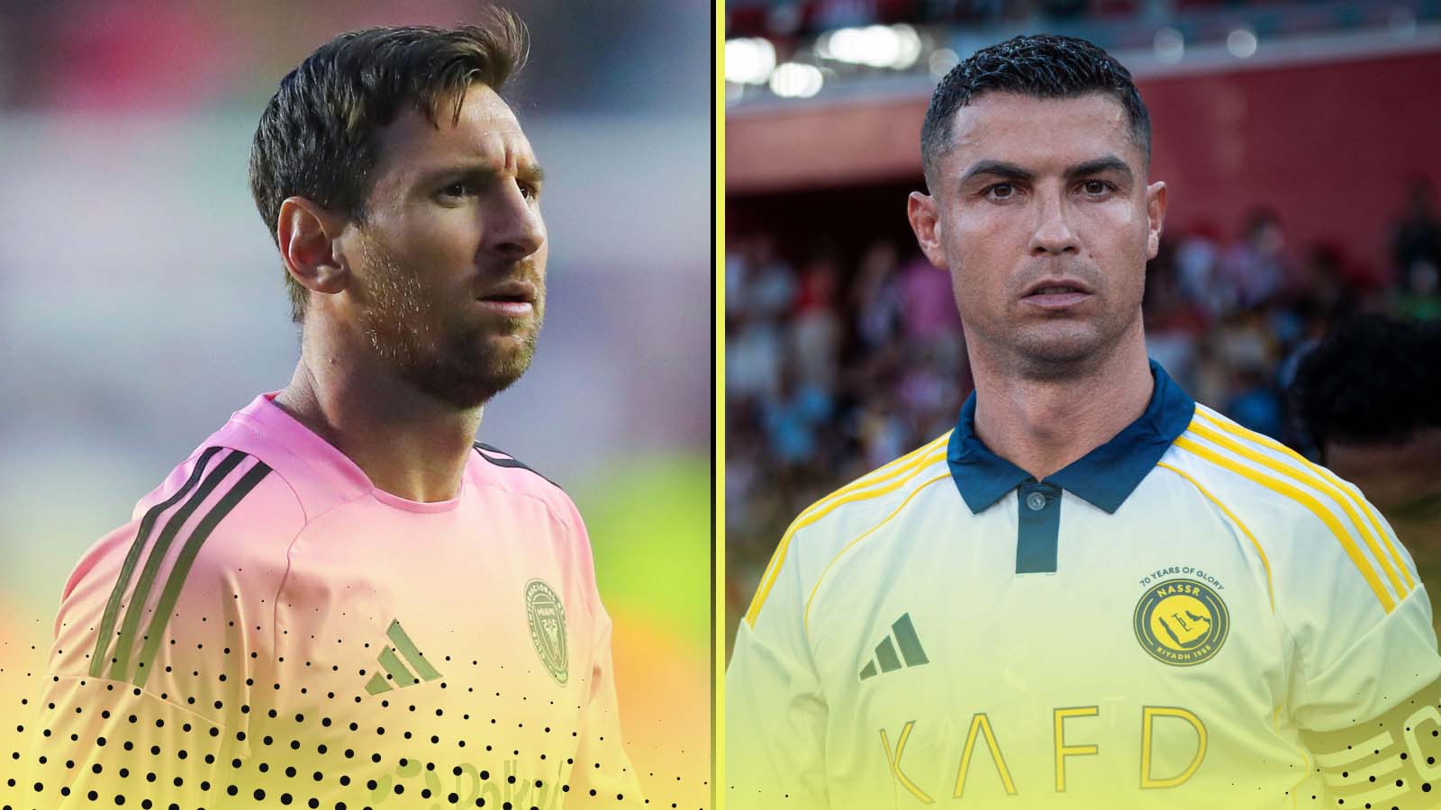 Lionel Messi v Cristiano Ronaldo: Comparing their stats in 2025