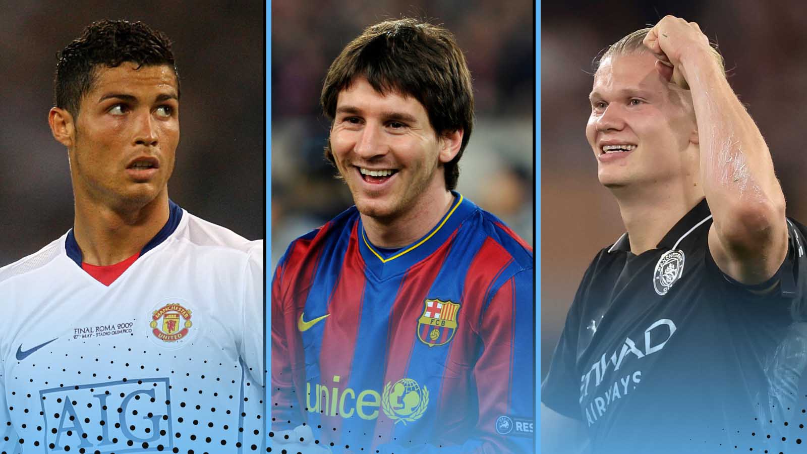 Haaland vs Messi, Ronaldo & Mbappe: Insane UCL record after 50 matches ...