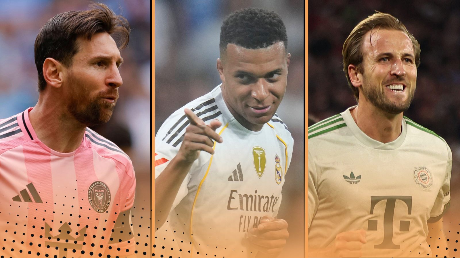 Football's top goalscorers in 2025: Messi, Mbappe, Kane, Haaland...