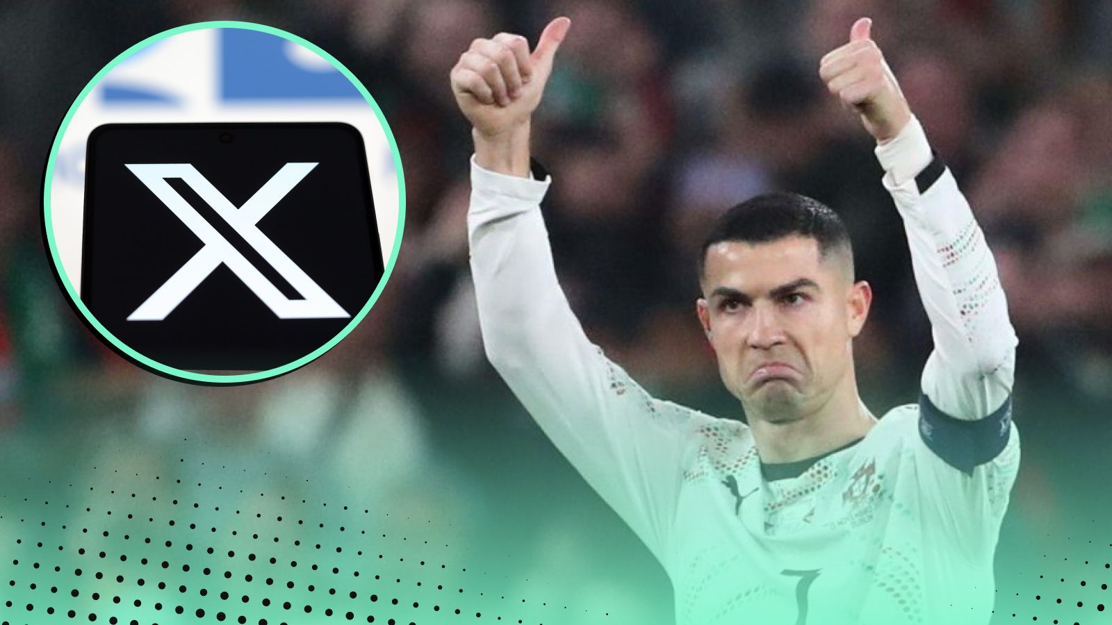 Cristiano Ronaldo's Ireland red card has caused a social media meltdown