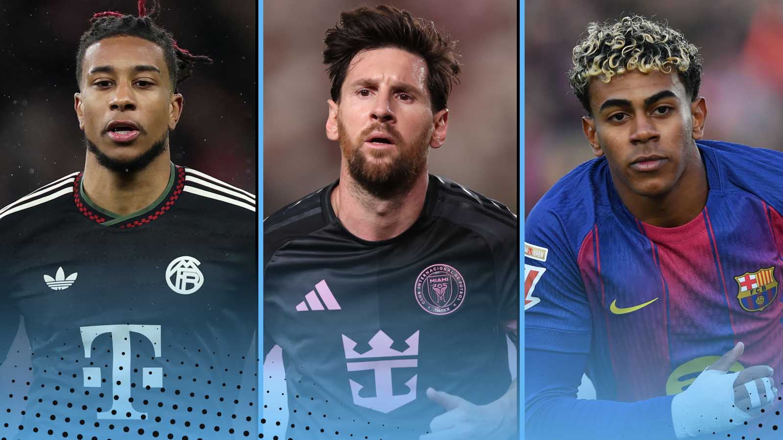 Players with the most assists in 2025: Messi, Yamal, Olise...