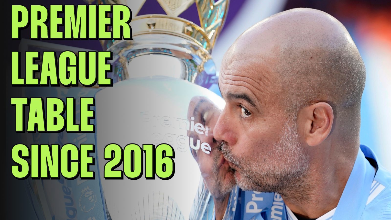 Premier League table since 2016: Arsenal 3rd, Man Utd 5th...