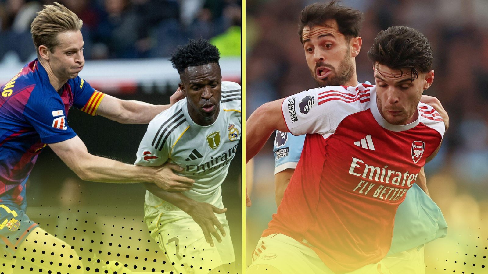 Title-deciding games across Europe: Man City v Arsenal, Barca v Madrid...