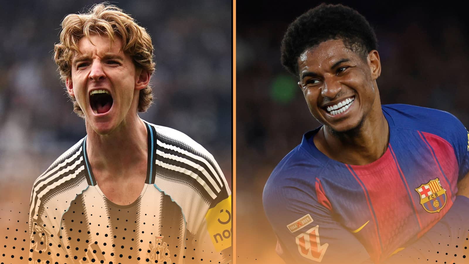 Barcelona transfers: Comparing Anthony Gordon & Marcus Rashford's 25-26 ...